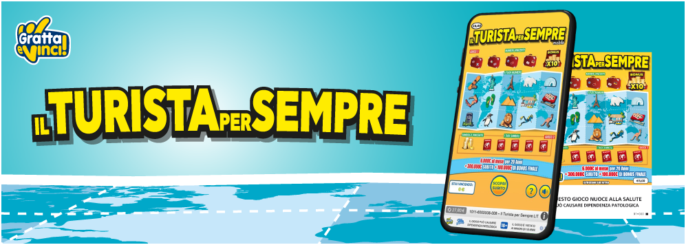 Il Turista per Sempre da 5€ ora online e in ricevitoria